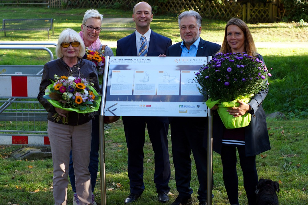 Neue Fitnessgeräte im Comberg-Park