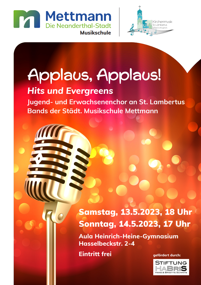 „Applaus, Applaus!“ – Lambertuschöre und Musikschule bringen Hits und ...